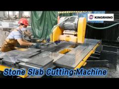 Manual Stone Slab Cutting Machine 15kw Easy Operation For Granite / Marble