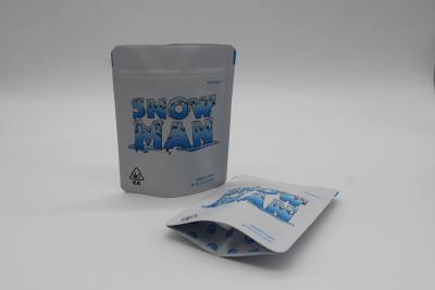 China Custom Printed 3.5g 7g 14g 1oz Mylar ziplockk Bag Foil Laminated For Packaging Cookie for sale