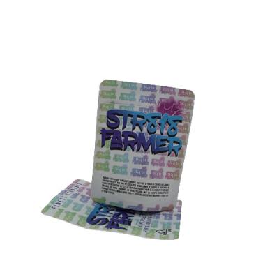 China Customized Mylar weed Bags Odor Resistant With Zipper Resealable for sale