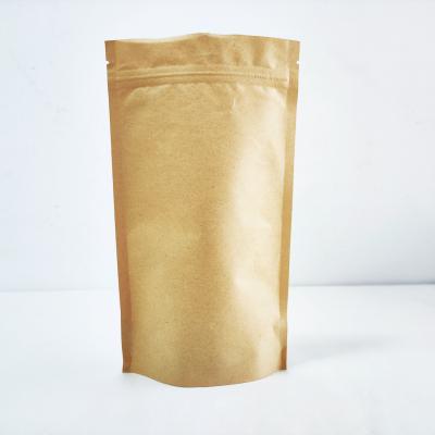 China Auftragsgedruckte, umweltfreundliche Kraftpapiere mit flacher Unterseite, kompostbar, 250g Taschenventil für Kaffeebohnen zu verkaufen
