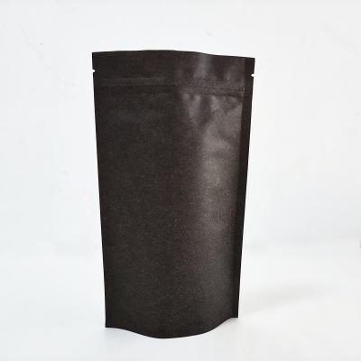 China Auftragsgedruckte, umweltfreundliche Kraftpapiere mit flacher Unterseite, kompostbar, 250g Taschenventil für Kaffeebohnen zu verkaufen
