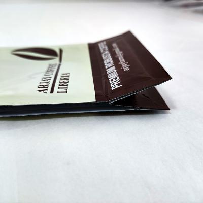 China Achtseitige Dichtung Flachboden Kaffeebeutel AL Kunststoffverbundstoff Mautdruck Lebensmittelverpackung zu verkaufen