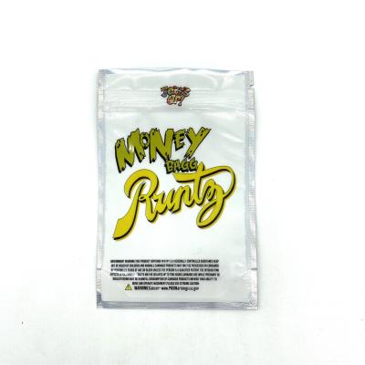 China Custom Logo Waterproof Three Sides Seal Bag Jelly Drops Gummy Food Packaging Bags for sale