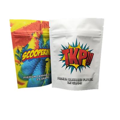 China Plastic Soft Touch Mylar Bag Mariguana Weed Packaging Aluminum Foil Bag for sale