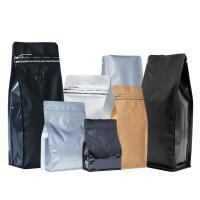 China Custom Side Gusset Bag 1kg Flat Bottom Coffee Packaging Bags for sale