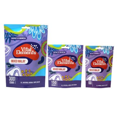 China 28g Weed Packaging Mylar Stand Up Pouch Hot Stamping Zipper Top Custom for sale