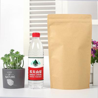 China Recyclingfähige, kompostierbare, biologisch abbaubare Stehbeutel, Kraftpapier, Reißverschlussbeutel 70g zu verkaufen