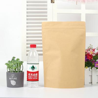 China Recyclingfähige, kompostierbare, biologisch abbaubare Stehbeutel, Kraftpapier, Reißverschlussbeutel 70g zu verkaufen