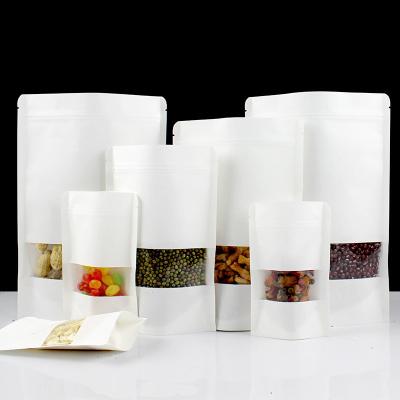 Cina Carta bianca biodegradabile sacchetti in piedi sacchetti con superficie opaca in vendita