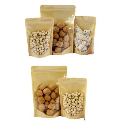 중국 투명 창문으로 재활용 가능한 세 가지 측면 봉인 에코 서있는 가방 판매용