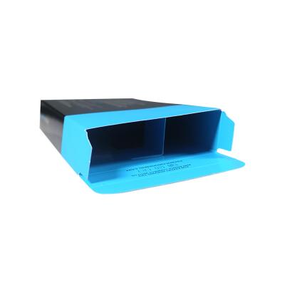 China Embossing Small Folding Cardboard Boxes For Customized Tear Away Packaging for sale