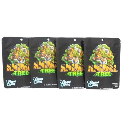 China Soft Touch Matte Stand Up Mylar Bag Zipper Heat Sealed 3.5g for sale