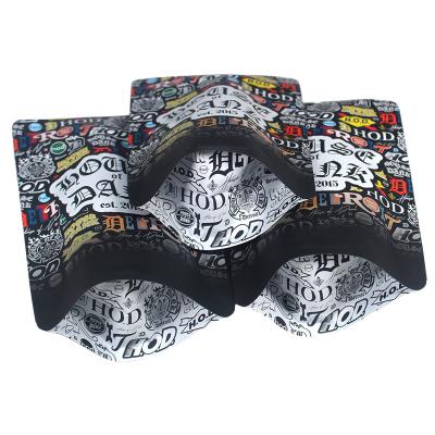 Cina Borsa Mylar a prova di odore con cerniera stampata su misura Soft Touch 3.5g Child Resistant For Edibles in vendita