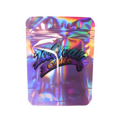 Cina Borsa di imballaggio in plastica olografica con ziplock in vendita