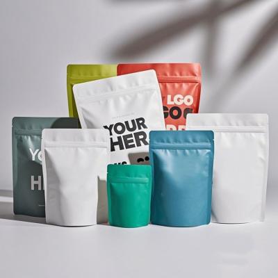 China Custom Printed Stand Up Zipper Pouches for Food Packaging MOQ 1000pcs for sale