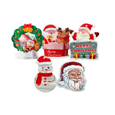 China Custom Size Moisture Proof Gravure Printing Stand Up Pouch Zipper Bag for Christmas Candy Packaging for sale