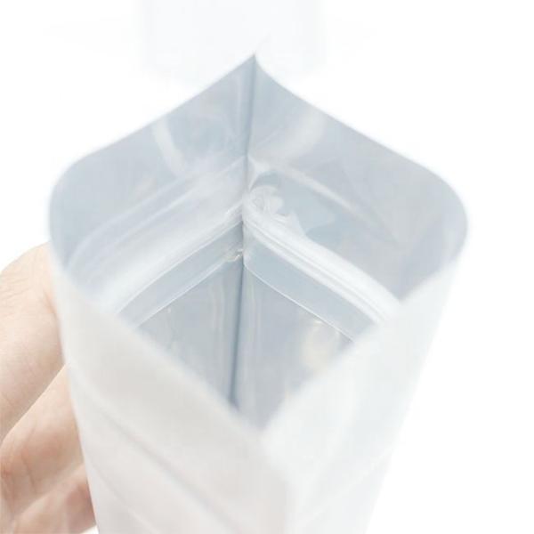 Biodegradabile Stand Up Bag Food Grade Packing Bag Kraft Paper Bag per snack 55g 100g 500g
