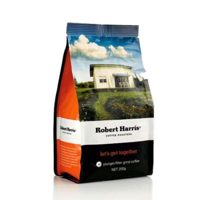 China Coffee Bag Flat Bottom Plastic Coffee Bag Coffee Bag With Valve coffee packaging pouch Factory Direct Sale for sale
