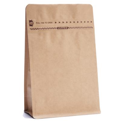China 150g Brown Paper Coffee Bags Doypack Coffee Stand Up Pouch 130mm Width for sale
