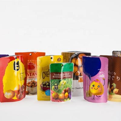 China OEM VMPET congelado plástico reciclável Stand Up Saco com ziplock à venda