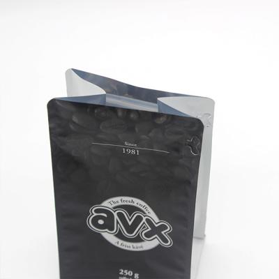 China Zipper Top ODM Coffee Packaging Pouch 8 Oz Coffee Bags With Valve for sale