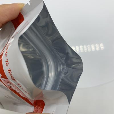 China 4x5 Inch Matte White Stand Up Pouch 12C Recyclable Retort Pouch for sale