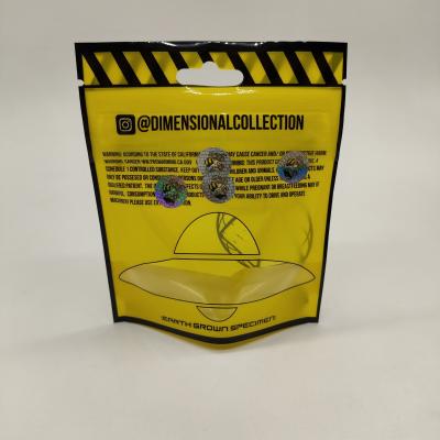 China Custom Doypack ziplockk Stand Up Plastic Bags Pouches With Hanging Hole for sale