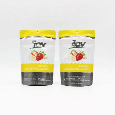 Cina Sacchetto a cerniera stampato in foglio di alluminio a prova di odore Soft Touch Mylar Stand Up Bags in vendita