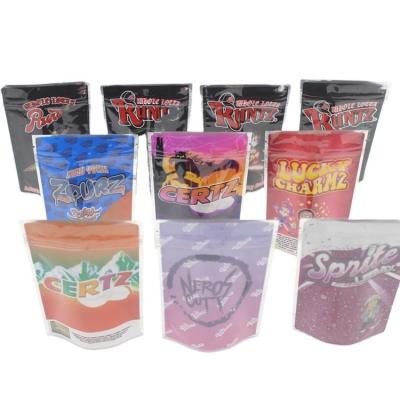 중국 맞춘 얼어붙은 마일라는 캔디 말린 꽃 고무를 위해 팁 지퍼를 견딥니다 판매용