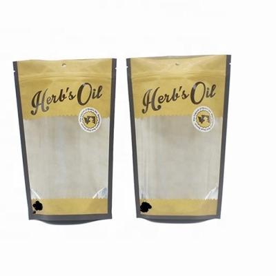 Китай EPI Бисквитный рвущийся выемка перезамыкаемая kraft бумажная сумка с прозрачным окном продается