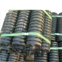 China Trough Conveyor Belt Rollers Conveyor Rubber Buffer Idler Mining Conveyor Rollers for sale