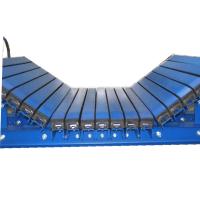 China Polyethylene Flexco Impact Bed Conveyor Mine Belting Machine Buffering Press for sale
