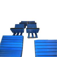 China Polyethylene Flexco Impact Bed Conveyor Mine Belting Machine Buffering Press for sale