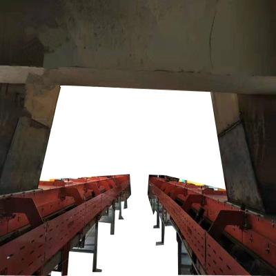 China Orange Underground Mining Conveyor Belt System Self Priming Dust Proof for sale
