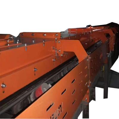 China Orange Underground Mining Conveyor Belt System Self Priming Dust Proof for sale