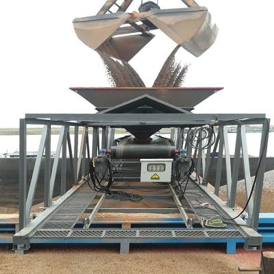 China Fire Resistant Mining Belt Conveyor Pier Bulk Loading Equipment Cargo Black Dock for sale