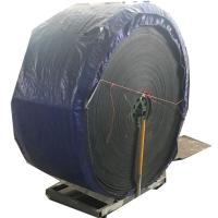China Black Industrial Rubber Conveyor Belt Tape Solid Durable for sale