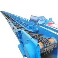 China Blue Solid Buried Scraper Chain Conveyor Durable for sale