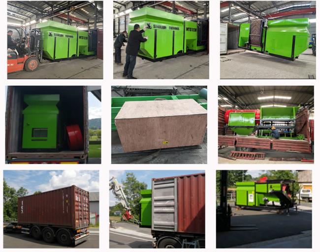 Sand Gravel Mobile Soil Mobile Drum Screening Machine Sifter Plant