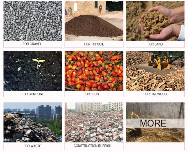 Sand Gravel Mobile Soil Mobile Drum Screening Machine Sifter Plant