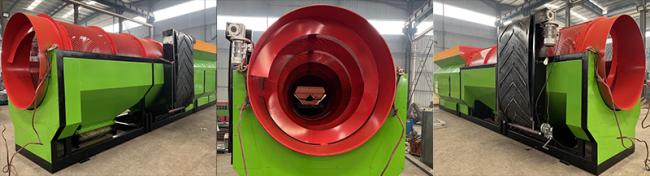 Sand Gravel Mobile Soil Mobile Drum Screening Machine Sifter Plant