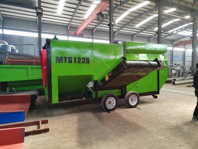 China High capacity rotary trommel screen equipment for compost processing for sale