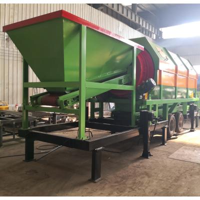 China Topsoil sand stone  trommel compost screen equipment plant à venda
