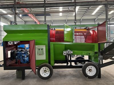 China Customizable Voltage Zhengzhou Sinolion Compostable Rotary Compost Trommel Screen 6200 KG for sale