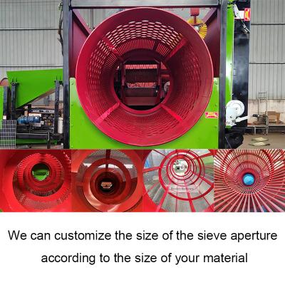 China Vermicompost Machine Small Trommel Rock Screening Machine with Customizable Voltage en venta