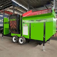China Mobile Trommel Screen Machine for Compost High Capacity 60m3/H Customized for sale