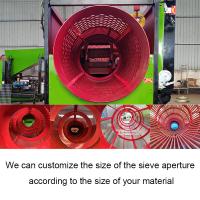 China Mobile Trommel Screen 1000mm x 2200mm Drum for Compost Soil Separator Machine for sale