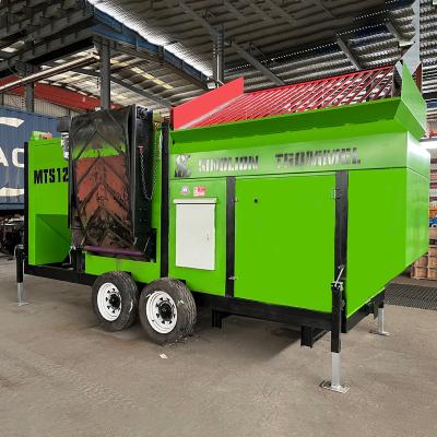 China Customizable Voltage Carbon Steel Material Rotating Sieve Compost Trommel Vibrating Screen Drum Screen for Screening en venta