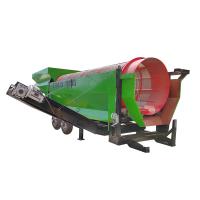 China Heavy Duty Trommel Screen 1.5x5m 90m3/h Capacity for Construction Waste Screening for sale