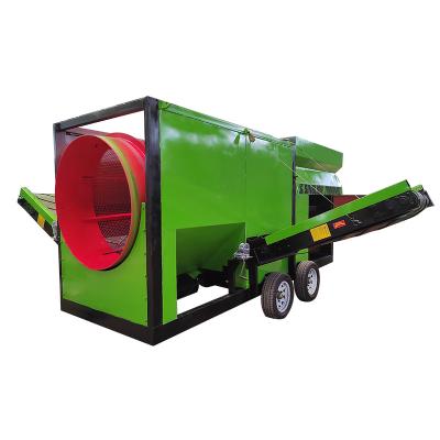 China Zhengzhou Sinolion Soil Circular Rotary Trommel Screen Sand Washer for Soil Cleaning for sale